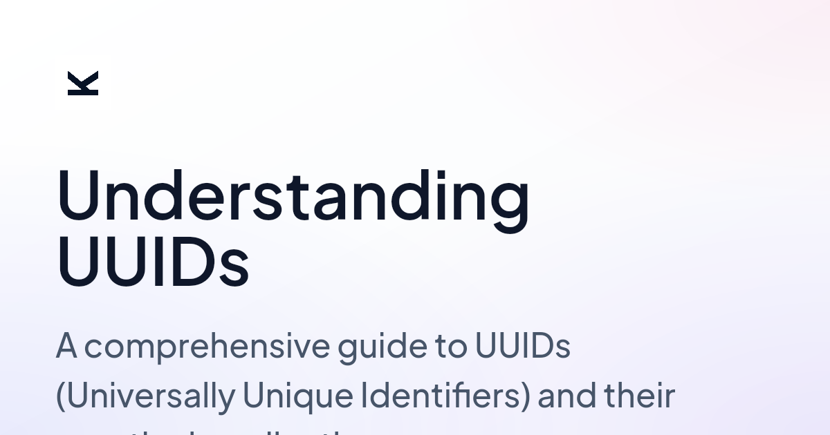 Understanding UUIDs • lik.ai